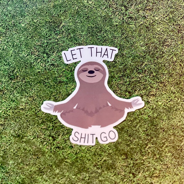 Sloth Sticker - Etsy