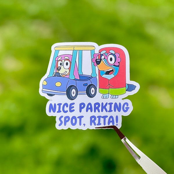 Nice Parking Spot Rita Sticker - Etsy