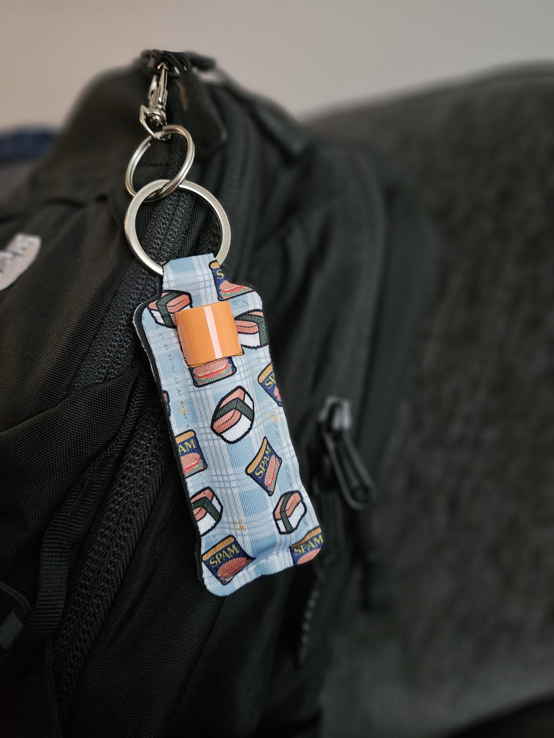 SPAM Musubi Lip Balm Chapstick Keychain Holder Neoprene - Etsy