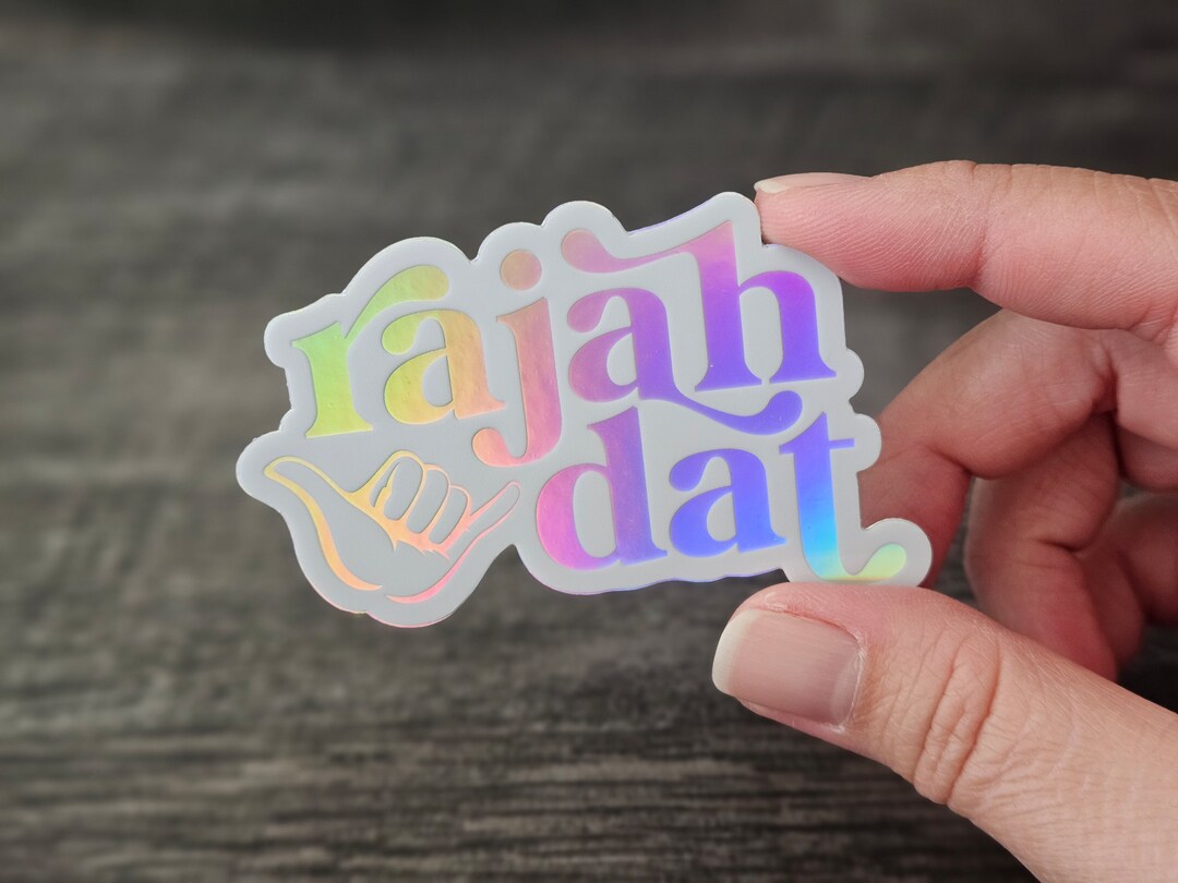 Rajah Dat Shaka Waterproof Sticker Decal - Etsy