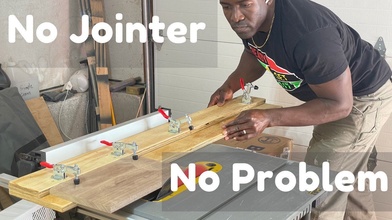 Easy Jointer Jig - Straight Edge on Any Board (plans) - Etsy