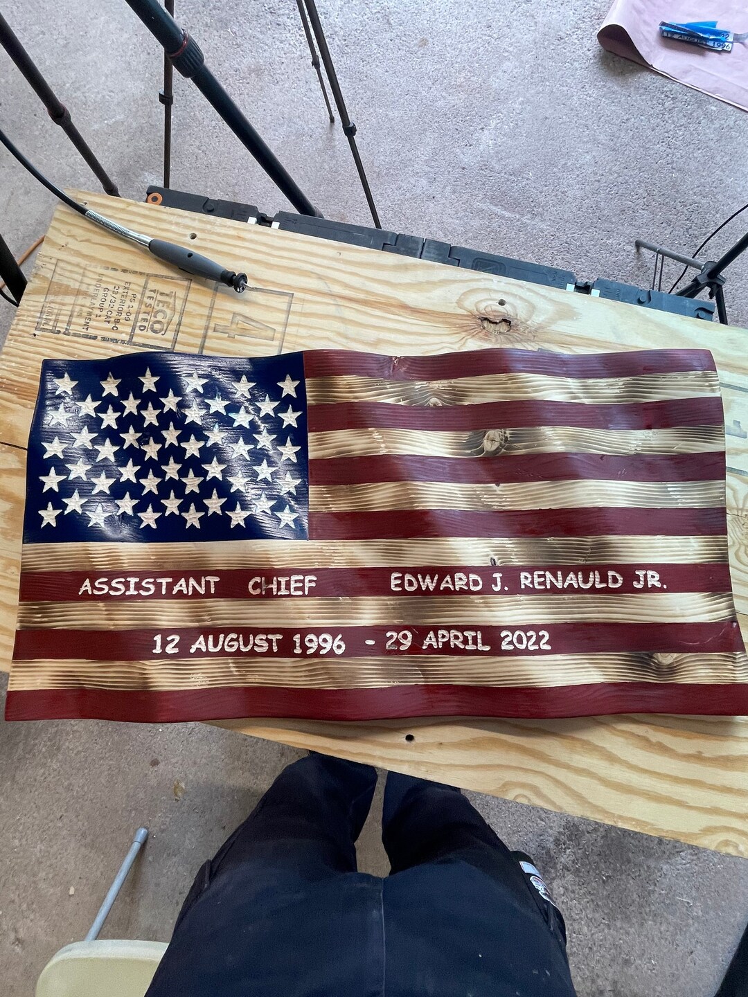 Hand Made, Hand Carved Flag. Pick Your Country. - Etsy