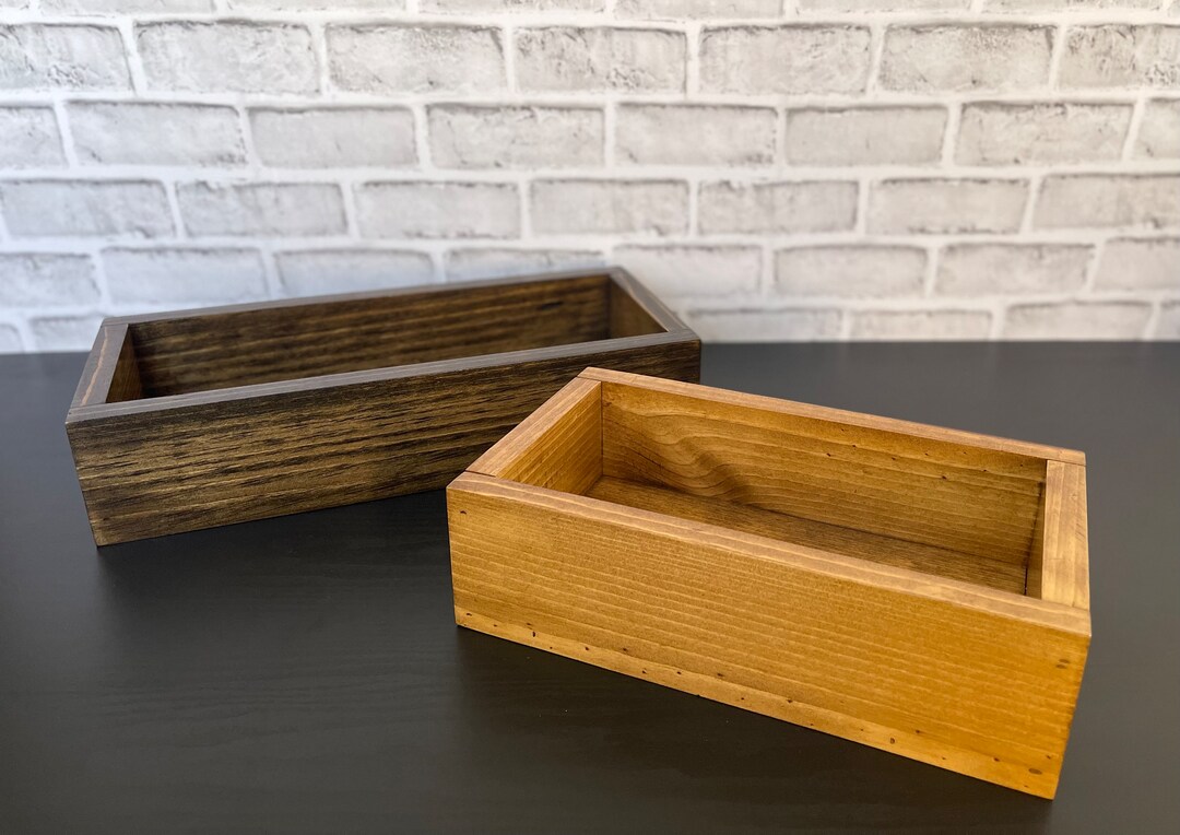 Rustic Wooden Box, Wooden Box, Catch All, Centerpiece, Toilet Tank Box ...