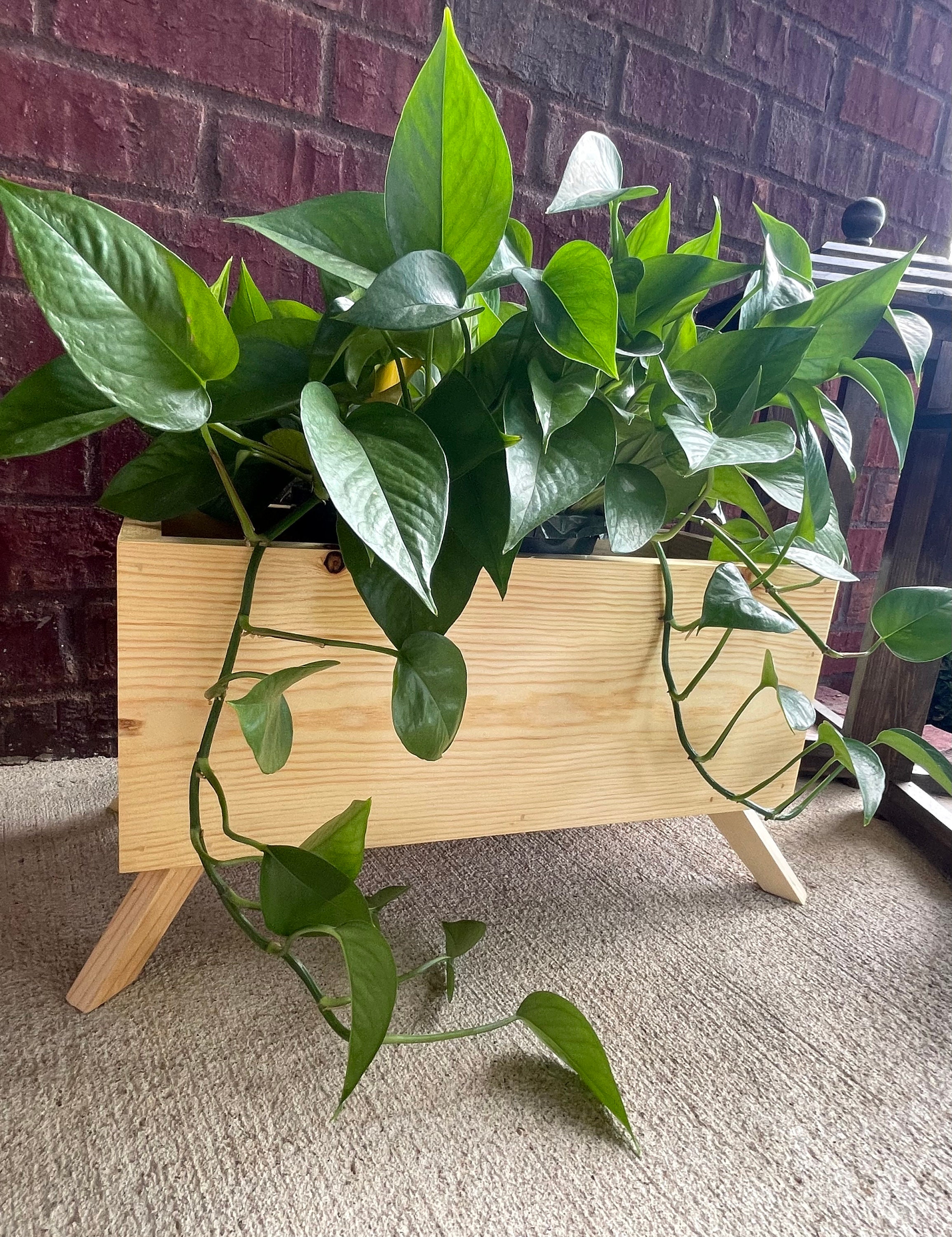 Plant Box Stand, Modern Plant Stand - Etsy