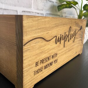 Unplug Box, Electronic Box Holder, Cell Phone Holder, Phone Drop Box - Etsy