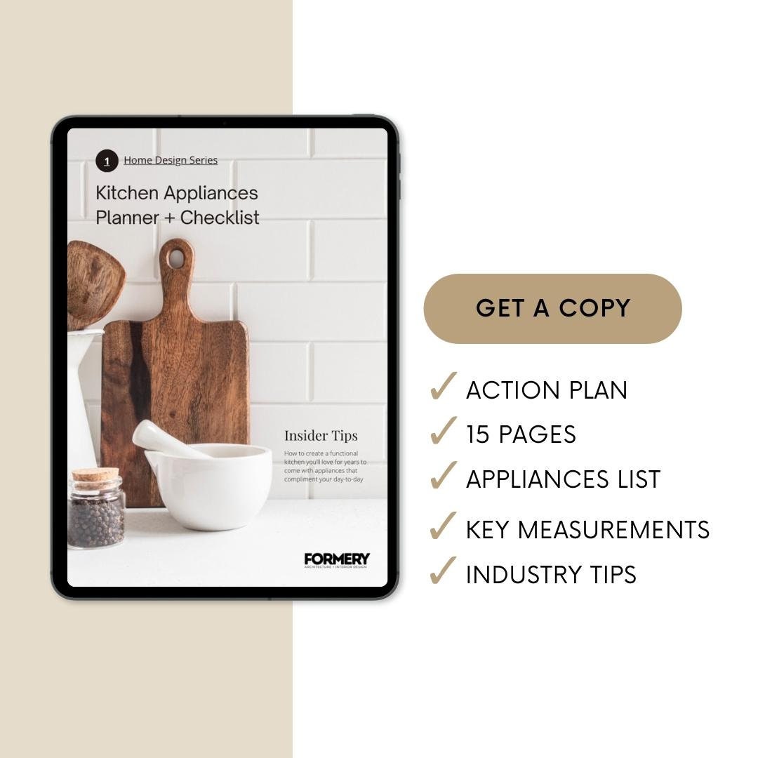 Kitchen Appliance Planner Checklist Ebook - Etsy