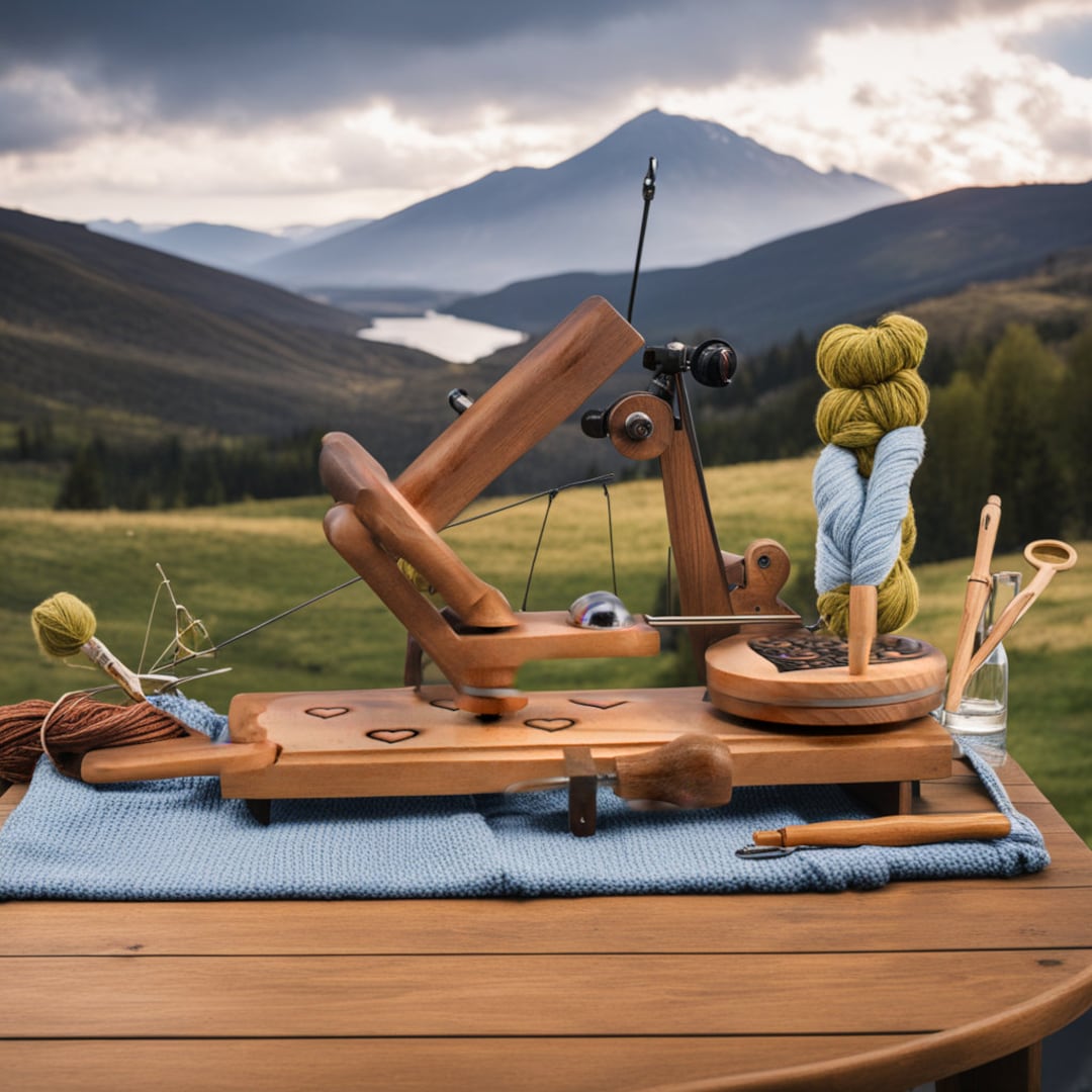 Hand Made Handcrafted Wooden Yarn Winder Perfect for Knitters and ...
