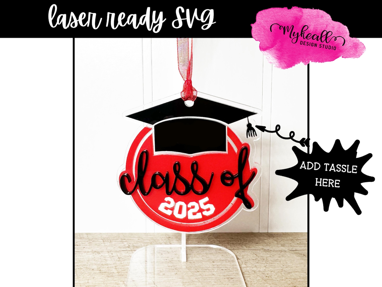 Class of 2025 Graduation Hat -2 Designs - Tassel Holder - SVG Cut Files ...