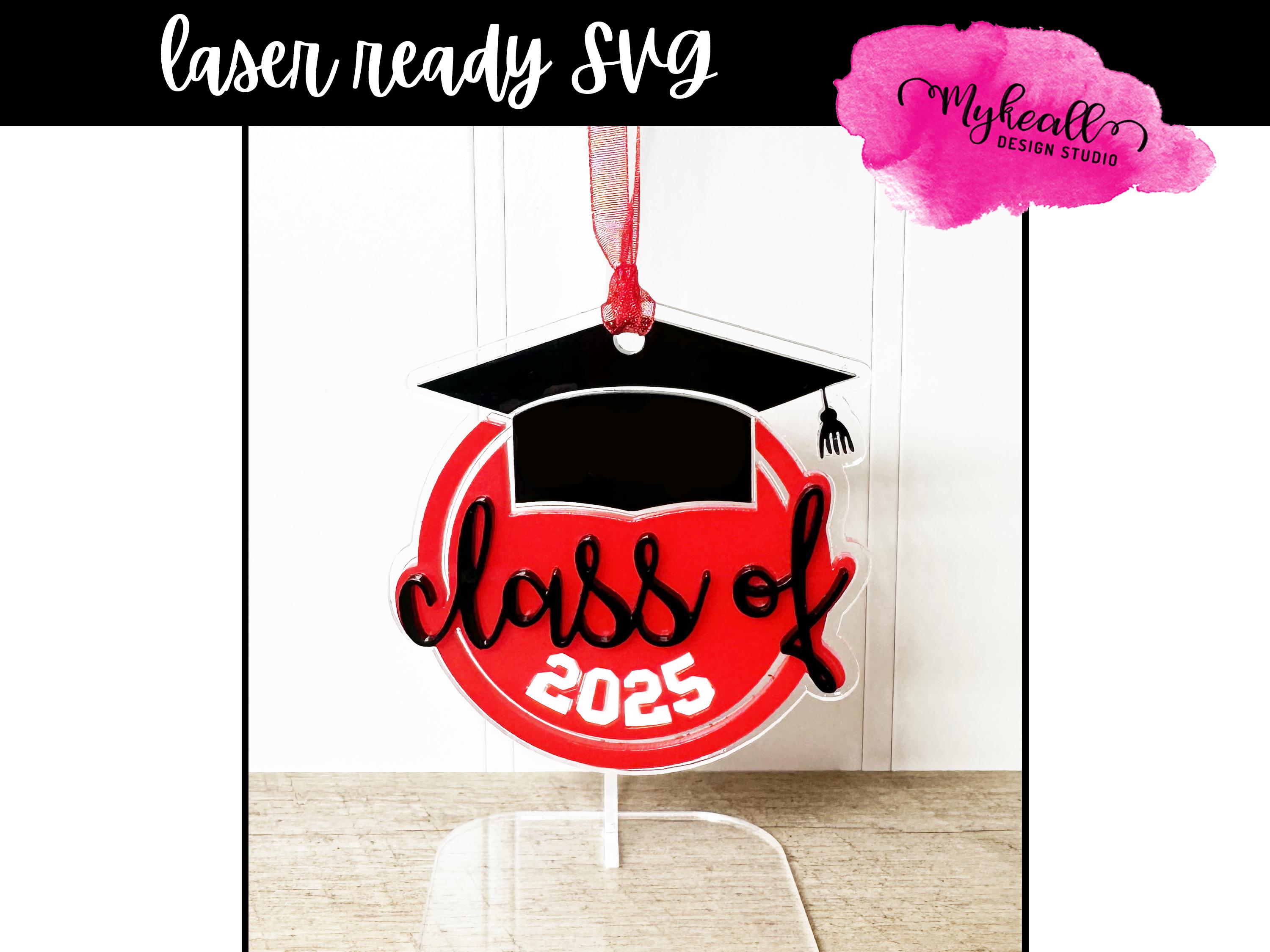 Class of 2025 Graduation Hat -2 Designs - Tassel Holder - SVG Cut Files ...