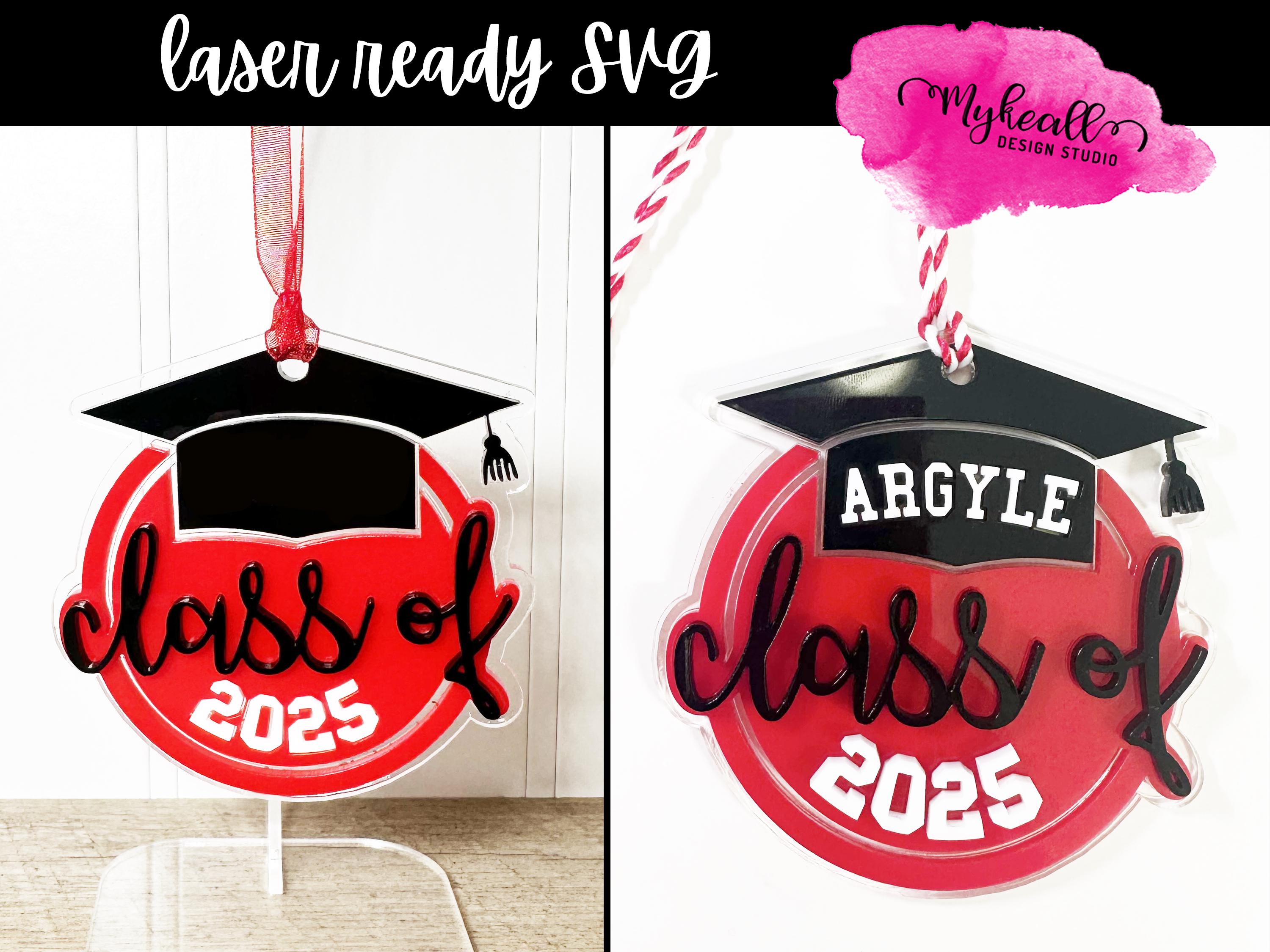 Class of 2025 Graduation Hat -2 Designs - Tassel Holder - SVG Cut Files ...