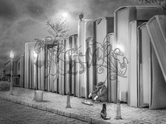 Coloring Page Fantasy Grayscale High Resolution Printable | Etsy