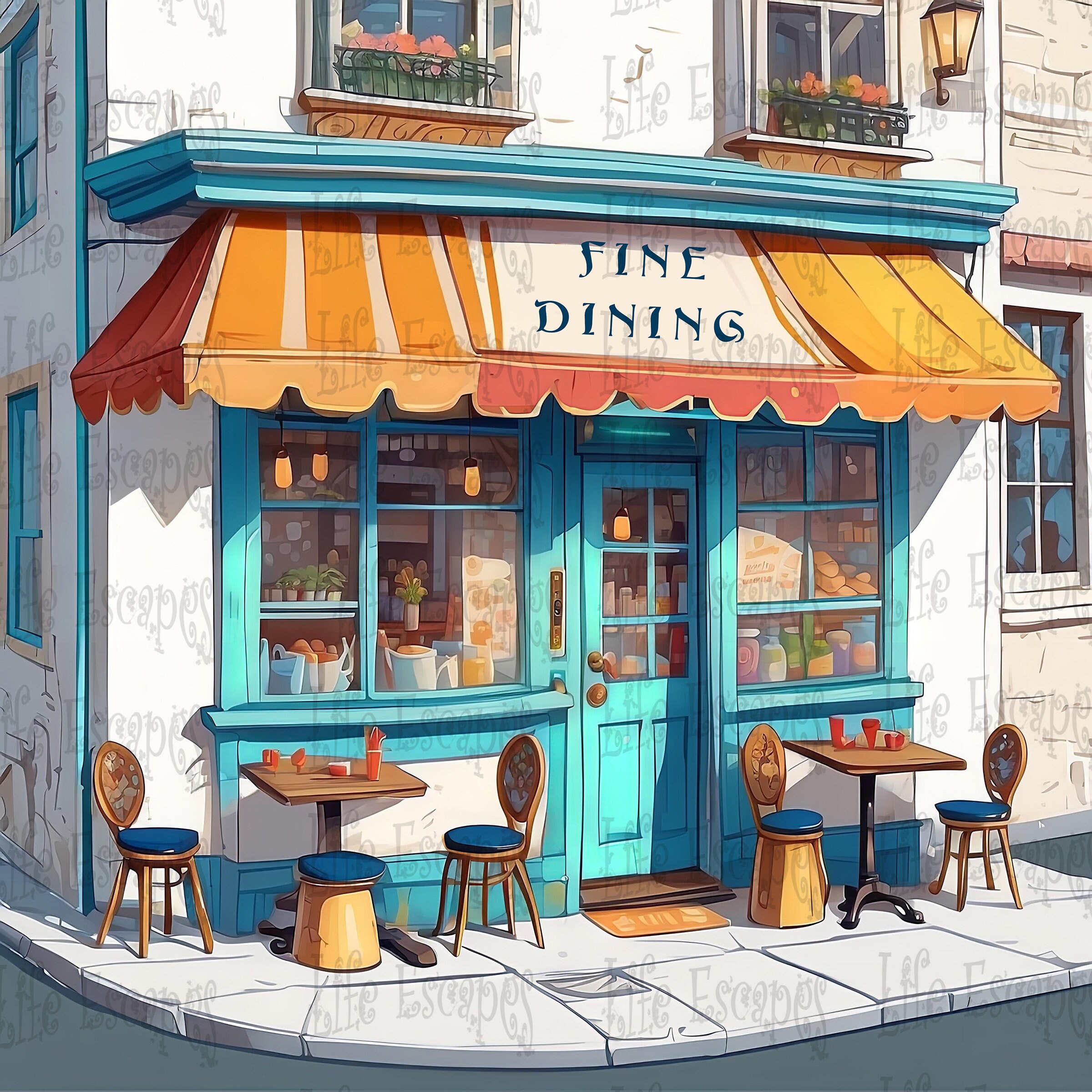 Waiter and Waitress Clipart, Restaurant Jobs Illustrations, Dining ...