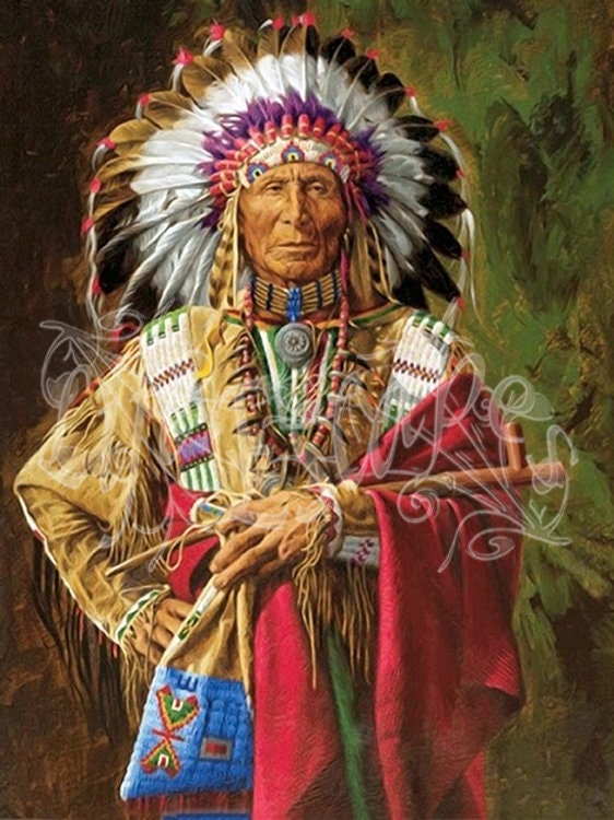 Coloring Page Native American Indians 2 20 Grayscale High Resolution ...