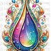 Printable Tear Drop Clipart Bundle Set 1, PNG, Commercial Use, Digital ...
