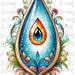 Printable Tear Drop Clipart Bundle Set 1, PNG, Commercial Use, Digital ...