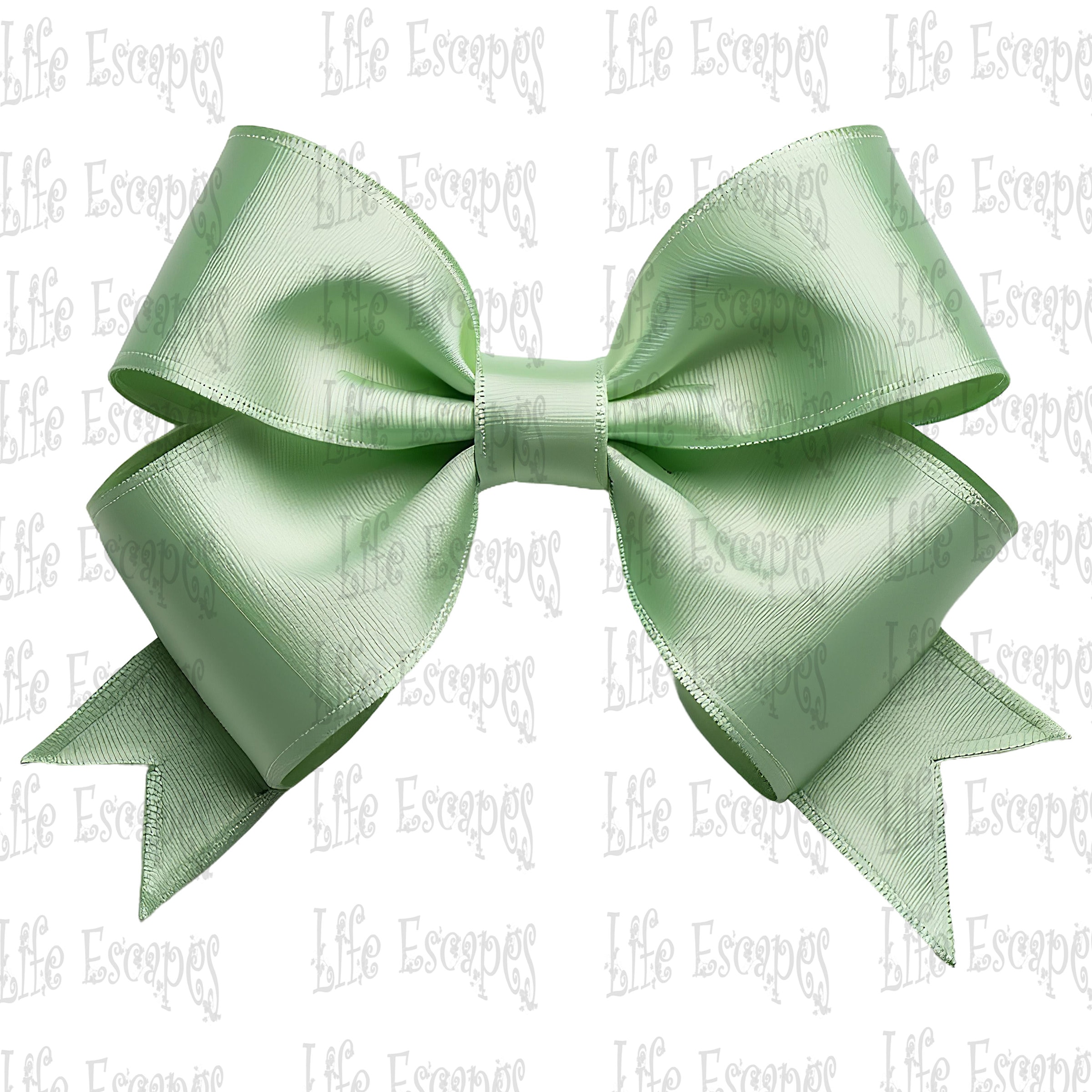 Coquette Bow Green Clipart Set, Commercial Use, Digital Download, Craft ...
