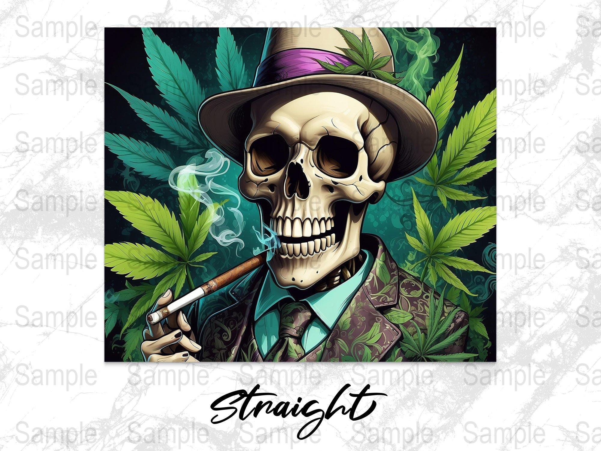 Funny Weed, Cannabis, Marijuana 20 Oz Skinny Tumbler Sublimation Design ...