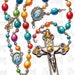 Catholic Rosary Bead Clipart Set, Colorful Prayer Beads (digital ...