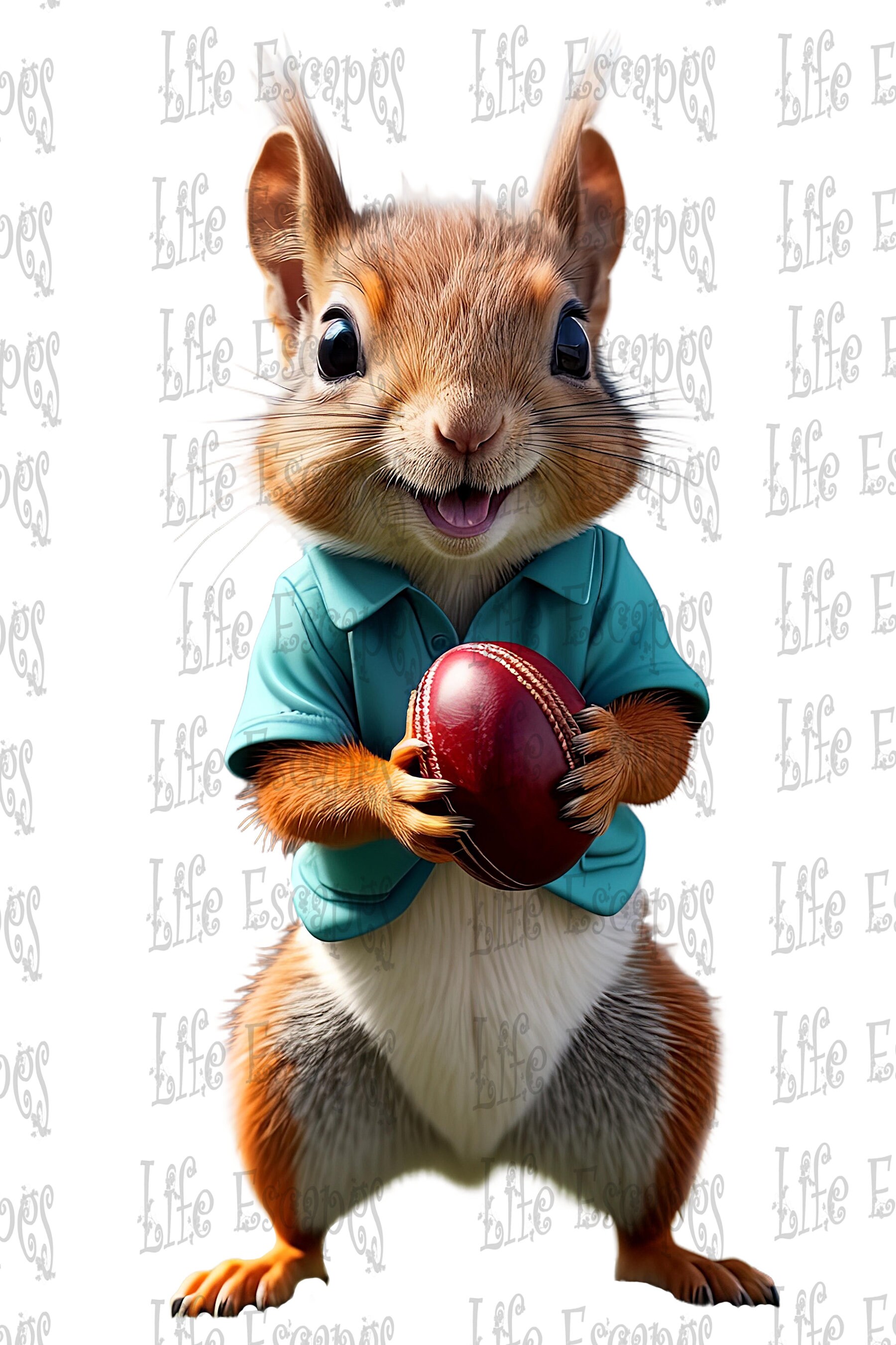 Baby Squirrel Sports Clipart, Cute Cartoon Squirrels Playing Ball ...
