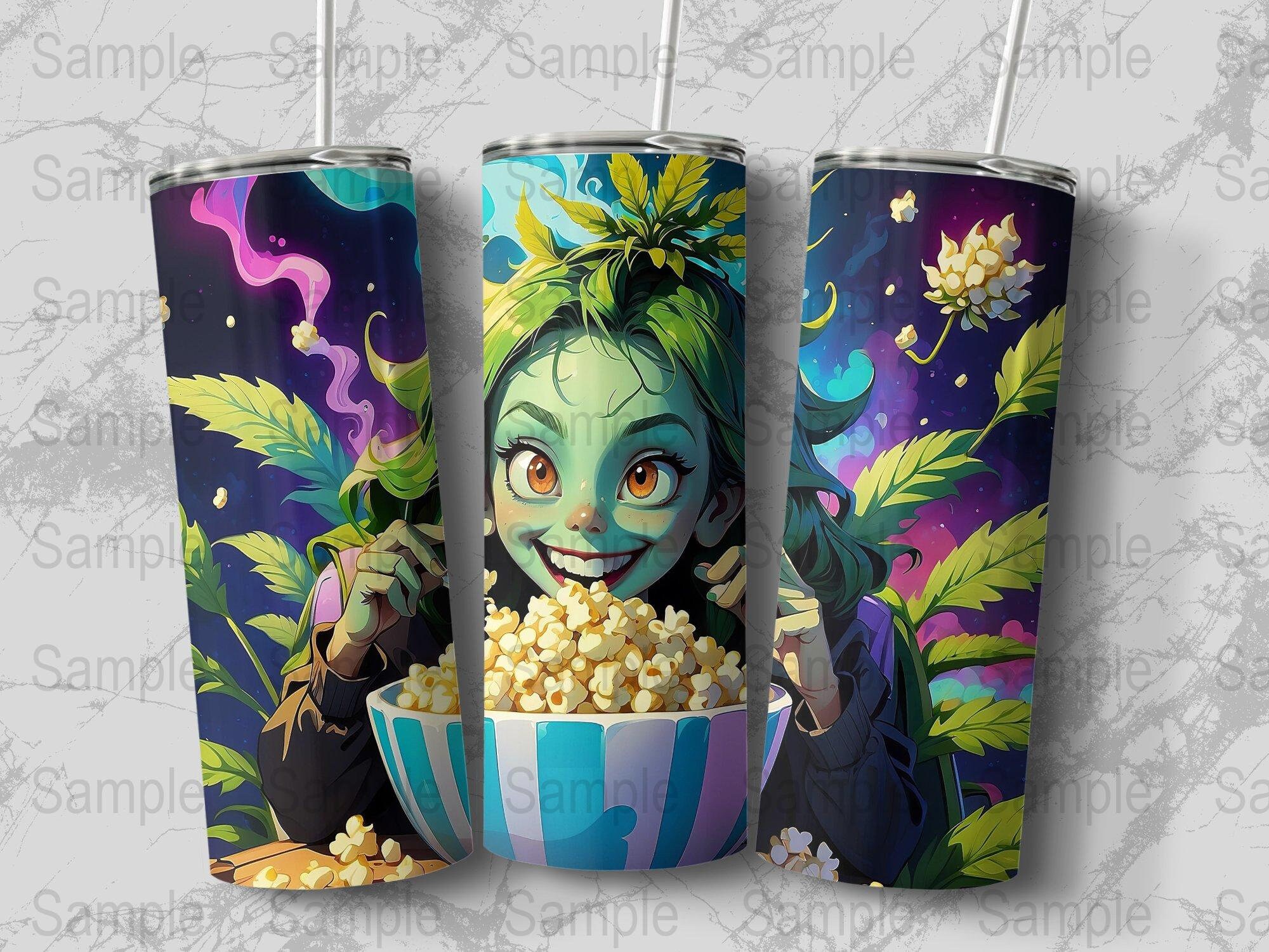 Funny Weed, Cannabis, Marijuana 20 Oz Skinny Tumbler Sublimation Design ...