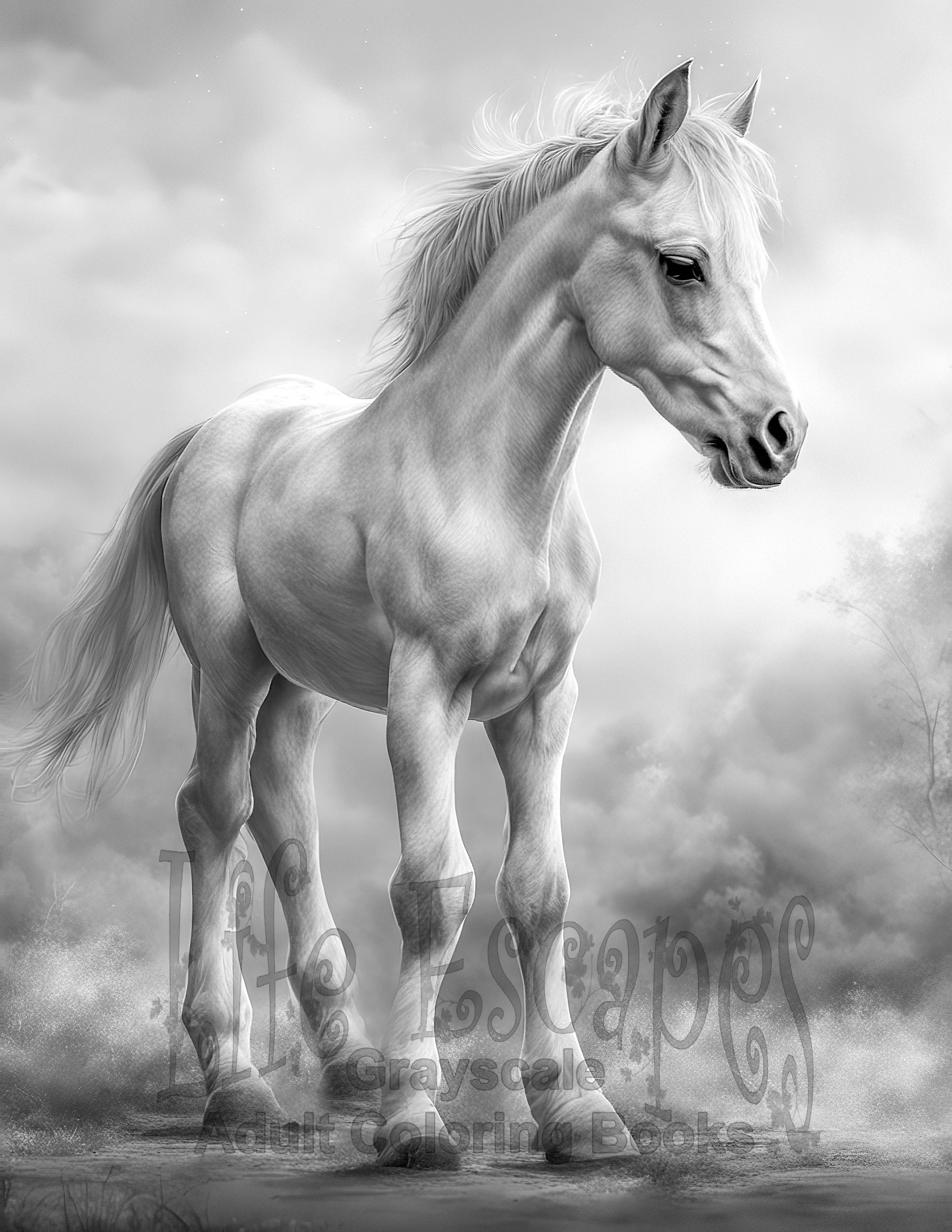 Farm Country 10 Grayscale Coloring Pages Instant Download - Etsy