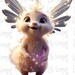 Fluffy Fairy Sprite Clipart Set, Fantasy Creatures Digital Download ...