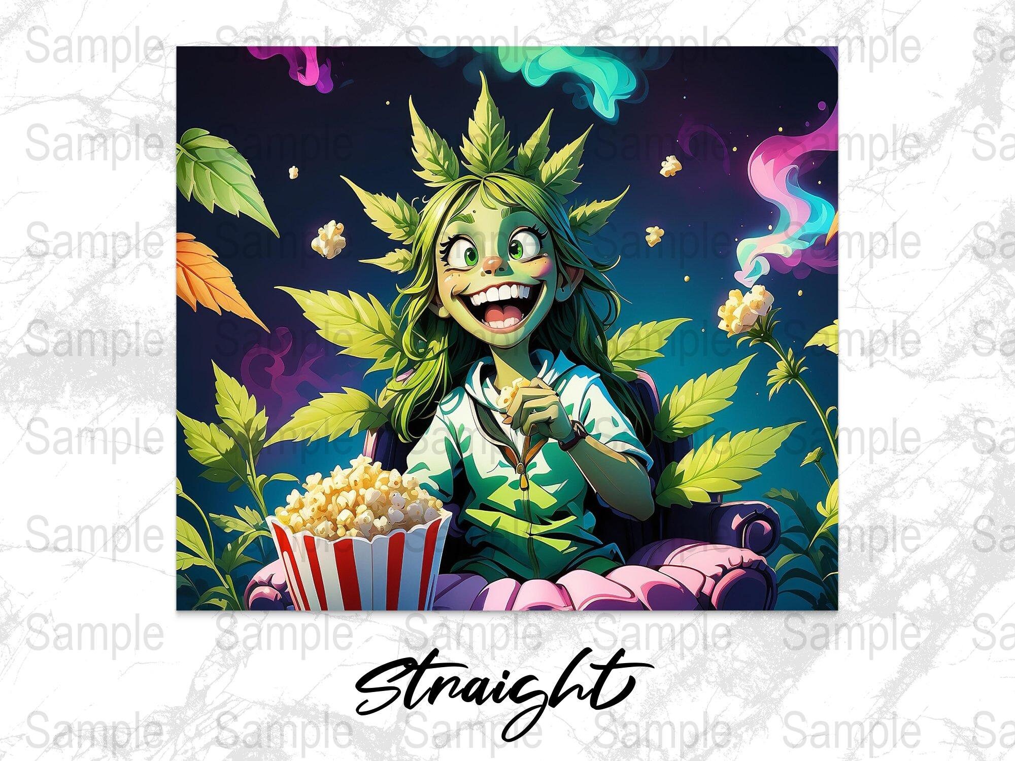 Funny Weed, Cannabis, Marijuana 20 Oz Skinny Tumbler Sublimation Design ...