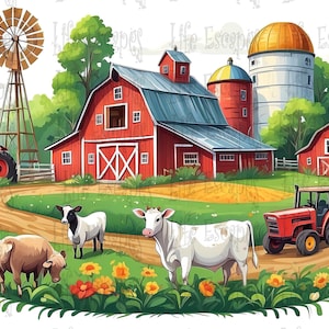 Farmer Clipart for Teachers, Educational Farm Job Graphics, Digital ...