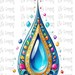 Printable Tear Drop Clipart Bundle Set 1, PNG, Commercial Use, Digital ...