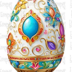 Printable Cute Easter Egg Clipart Bundle - Set #2, PNG, Commercial Use ...