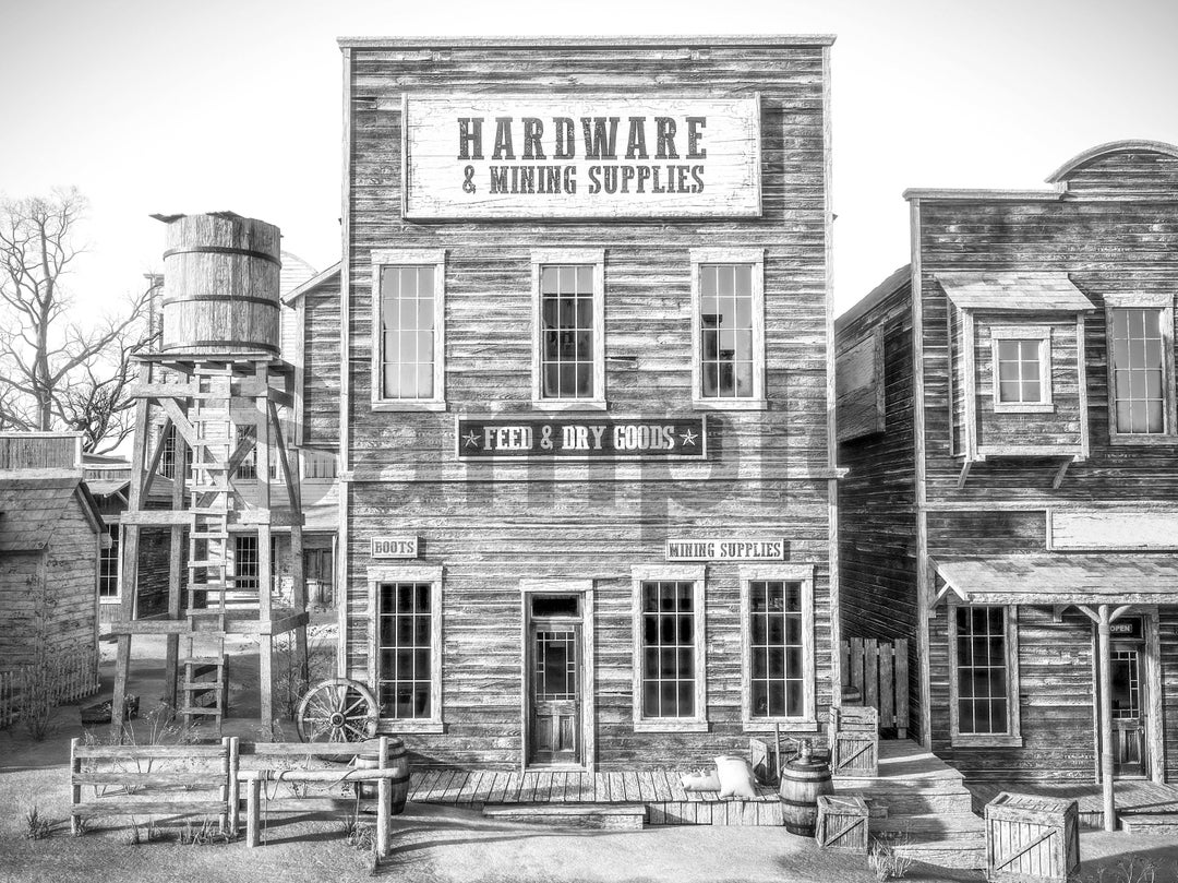 Coloring Page Rustic Country Scenes 3 #37 Grayscale High Resolution ...