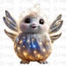 Fluffy Fairy Sprite Clipart Set, Transparent PNG (digital Download ...