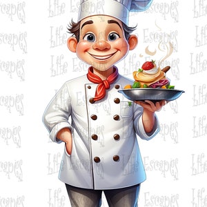 Chef and Baker Clipart for Teachers, Jobs and Careers Illustrations ...