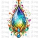 Printable Tear Drop Clipart Bundle - Set #2, PNG, Commercial Use ...