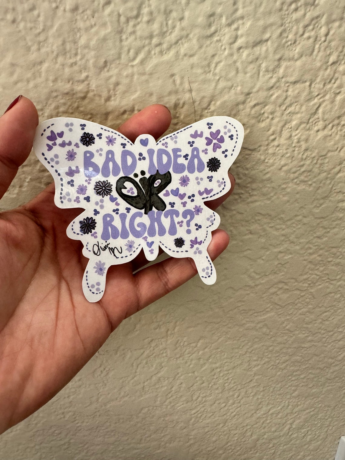 Bad Idea Right, Olivia Rodrigo, Guts, Stickers, Butterfly, Decal - Etsy
