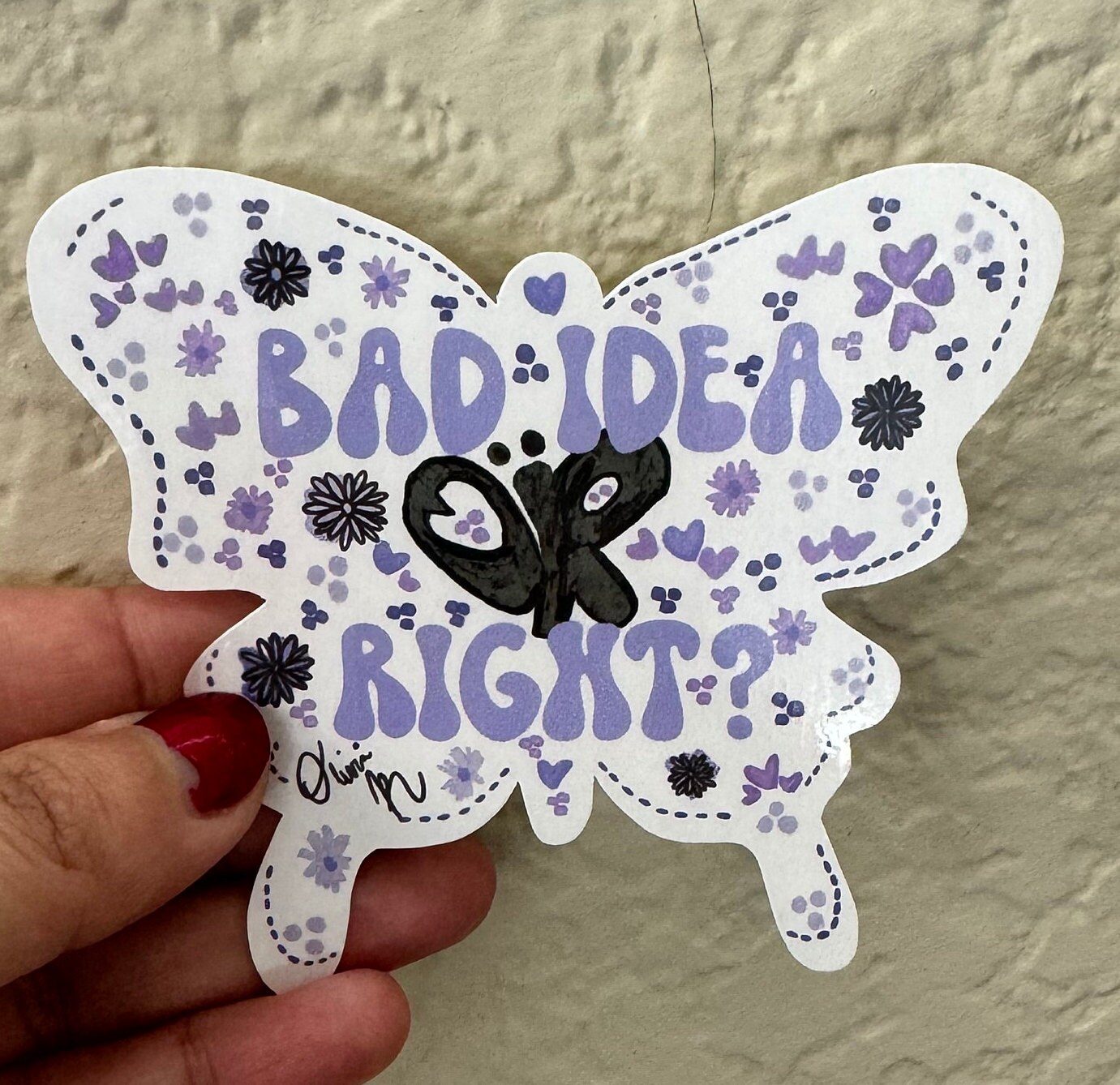 Bad Idea Right, Olivia Rodrigo, Guts, Stickers, Butterfly, Decal - Etsy