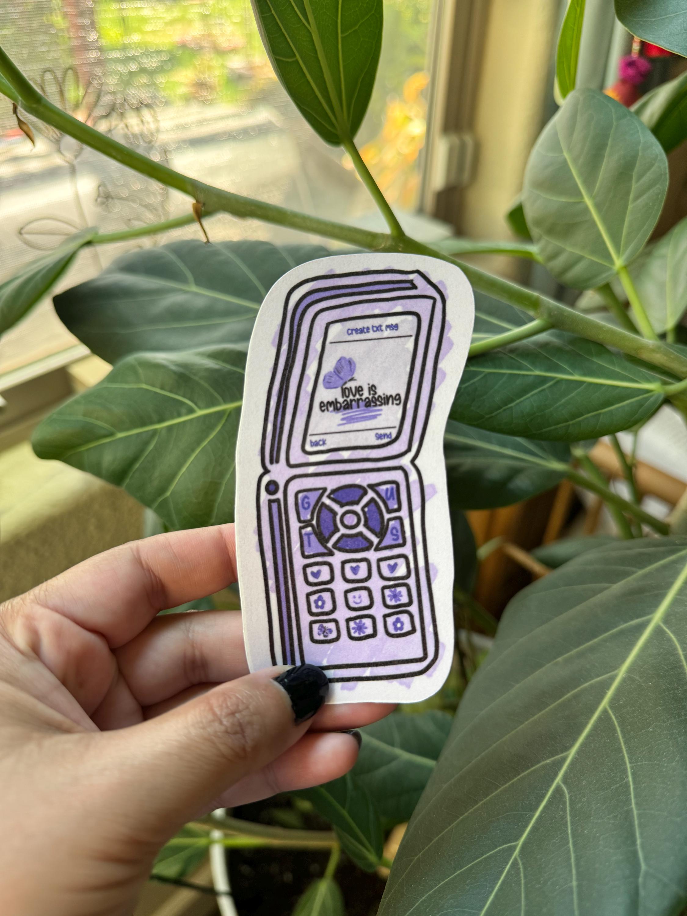 Love is Embarrassing, Olivia Rodrigo, Guts, Purple, Cell Phone ...