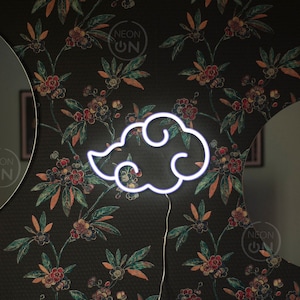 Akatsuki Anime Cloud Neon Sign Wall Sign Decor, Neon Anime Sign, Wall ...