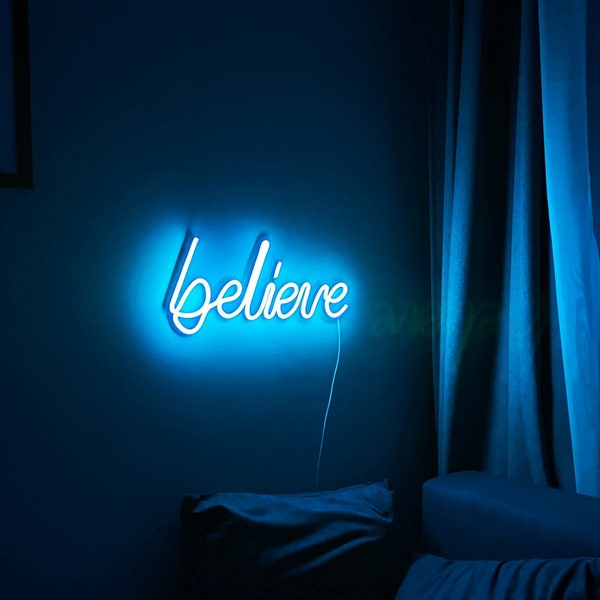 Believe Sign - Etsy