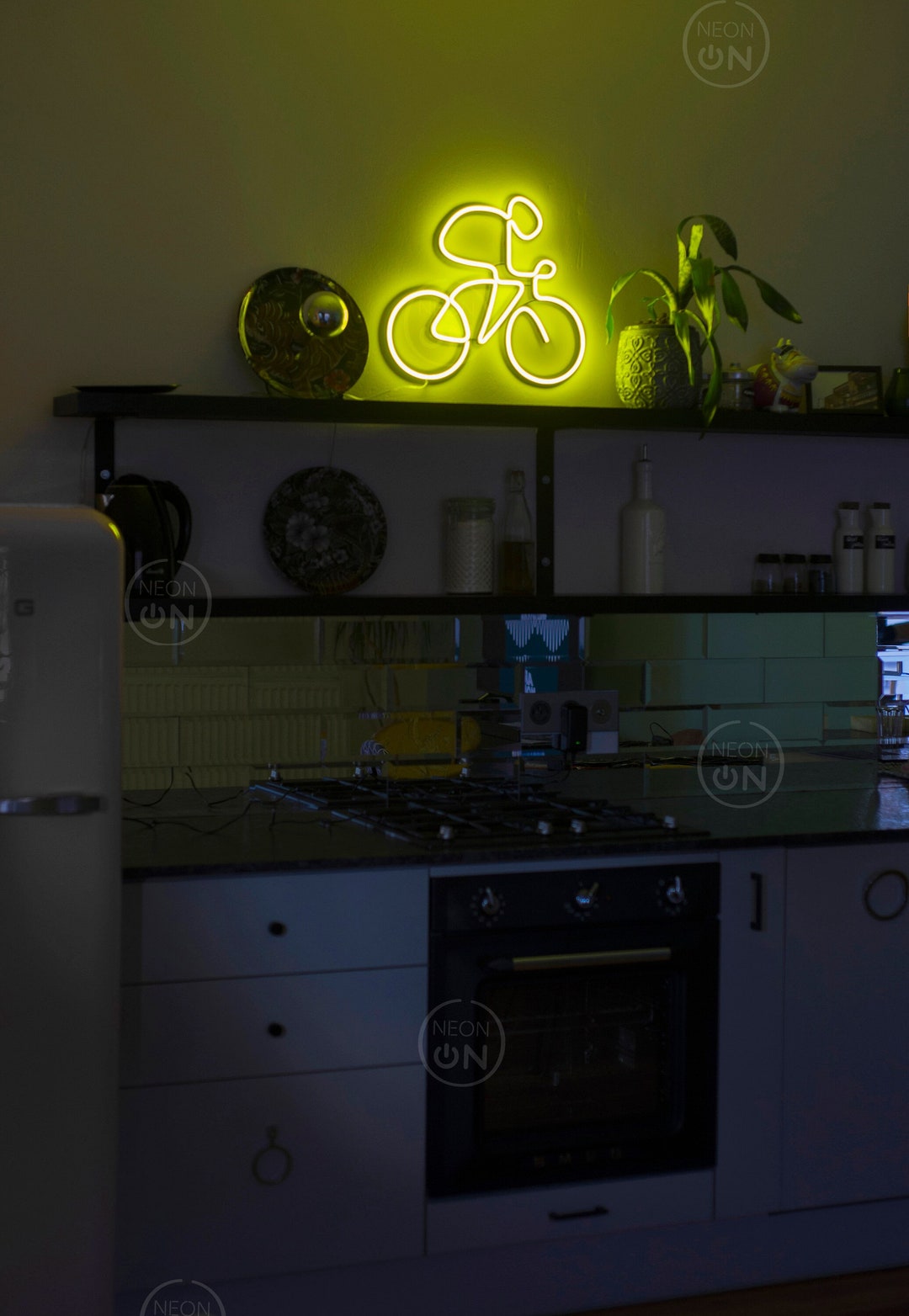 Bike Bicycle Neon Sign, Bike Bedroom Decor Bicycle Wall Art, Wall Decor ...