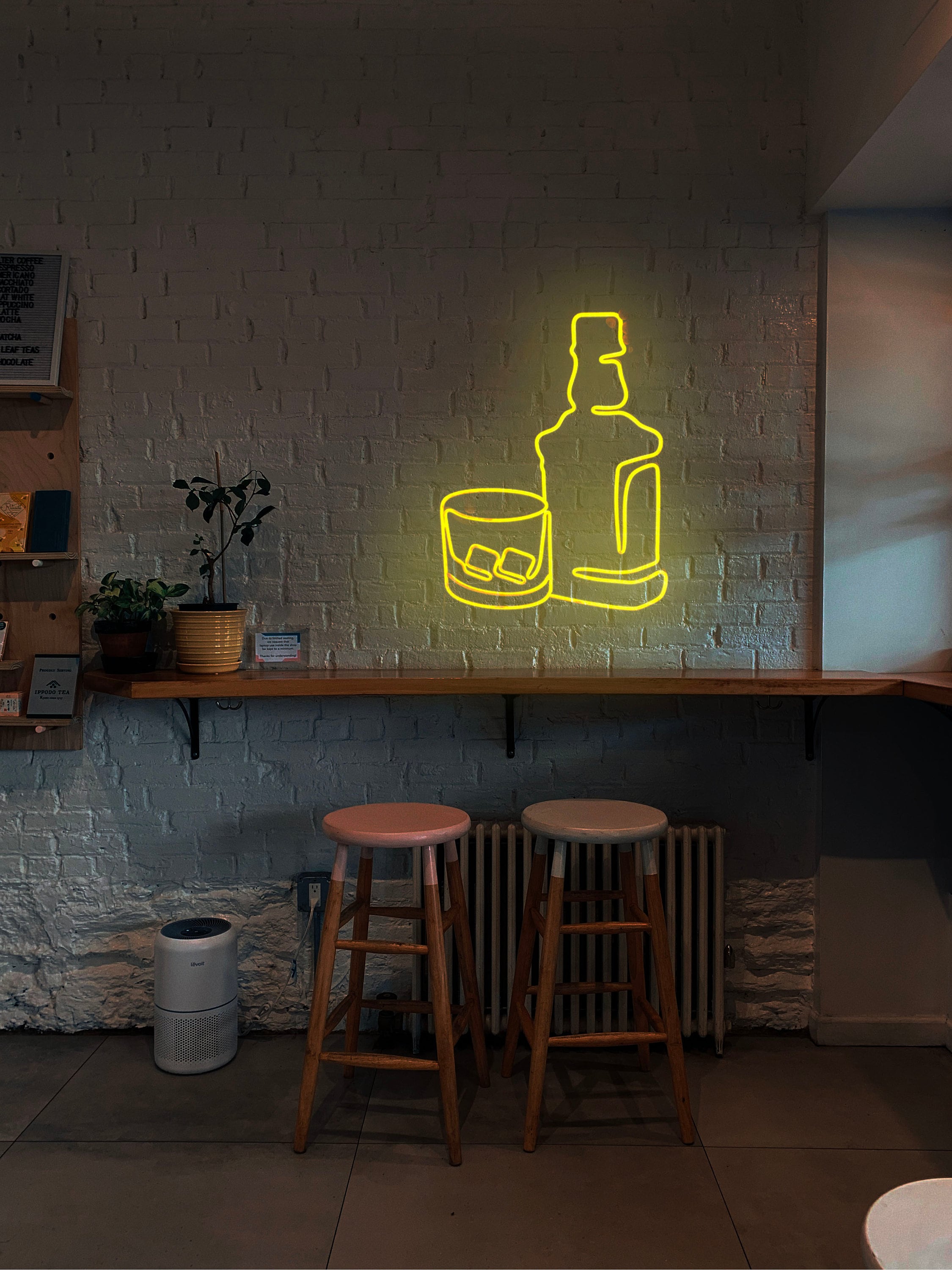 Whisky Bootle Neon Sign Bar Neon Sign Whisky Glass Wall Decor - Etsy