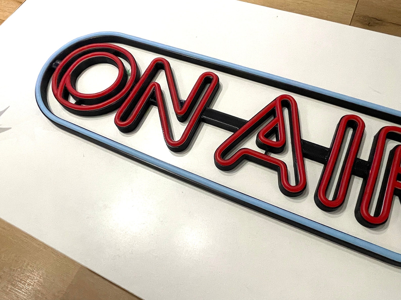 On Air Neon Sign on Air Sign Art Light Sign Led Logo on Air | Etsy