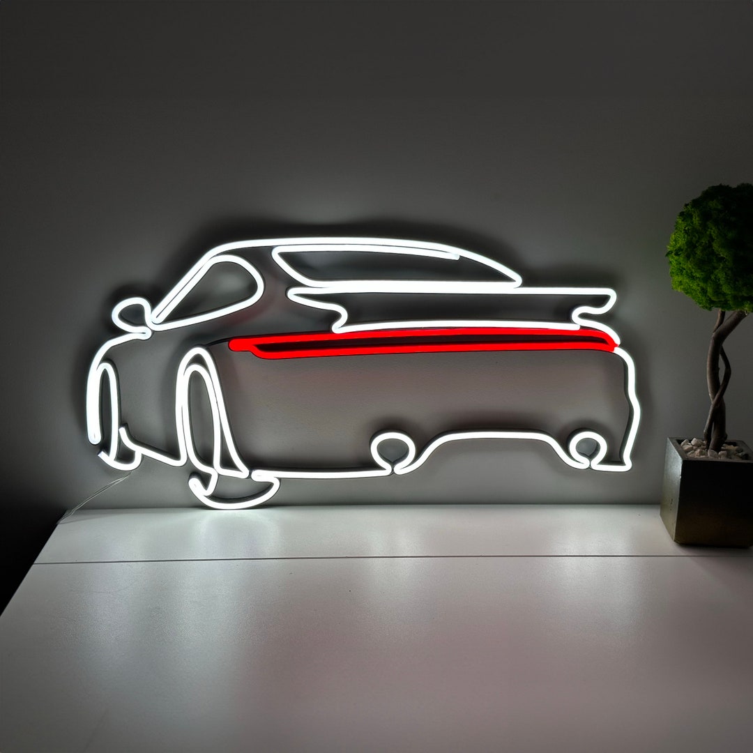 Neon schild neon wand kunst auto neon wand kunst neon wand dekor, neon ...