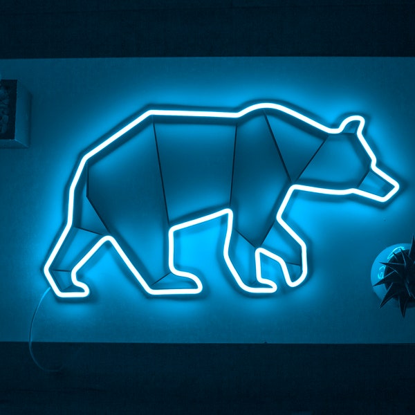 Bear Neon Sign - Etsy