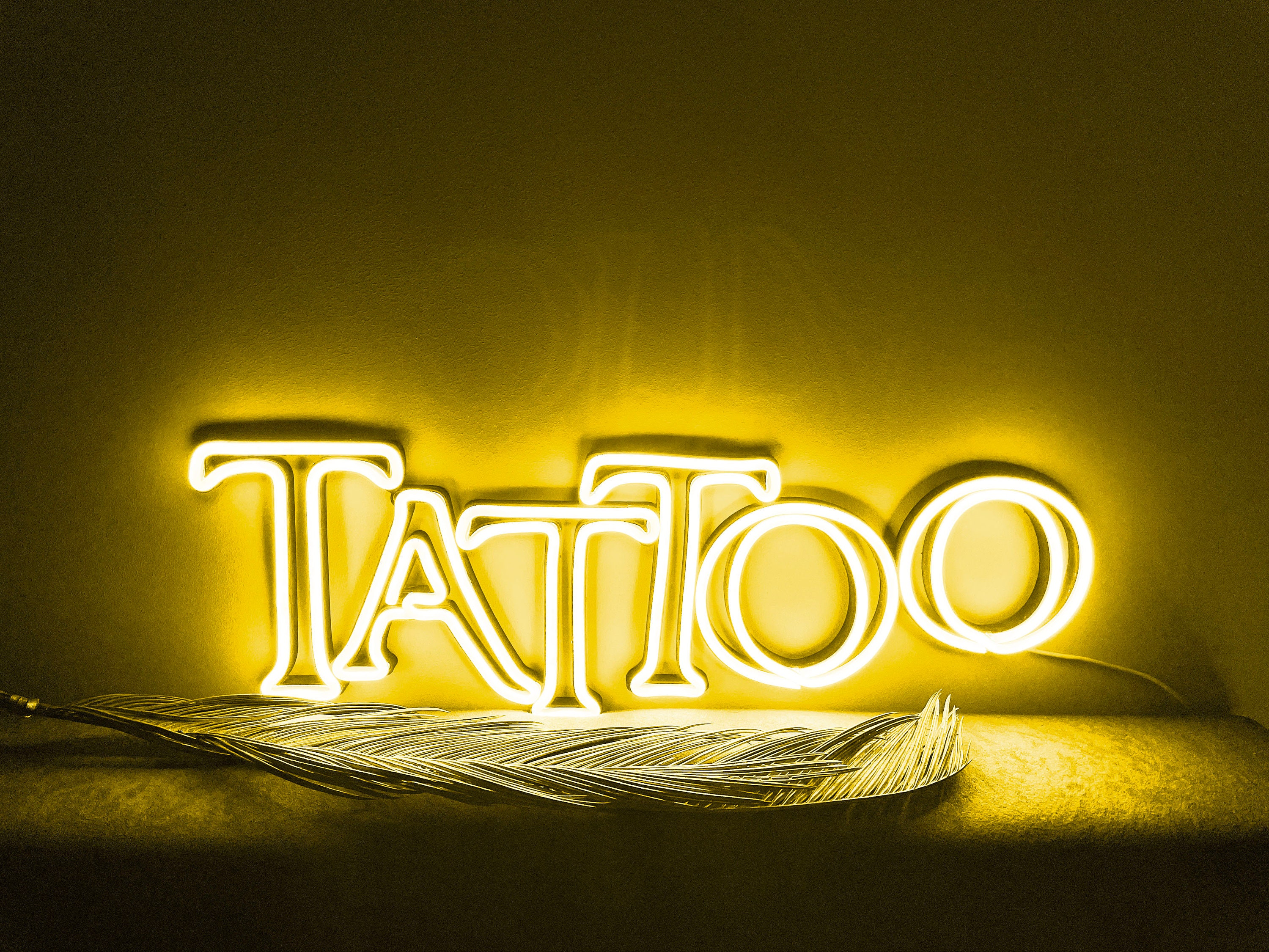 Tattoo Lover Art Tattoo Neon Sign Tattoo Sign Wall Decor Etsy