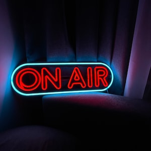 On Air Neon Sign, on Air Sign Art, Light Sign Led Logo on Air, Wall ...