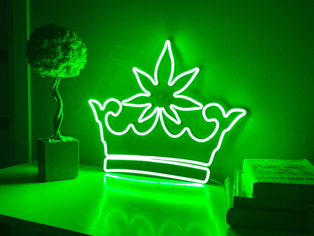 Marijuana Neon Sign, Cannabis Led Sign,high Life Wall Decor,marijuana ...