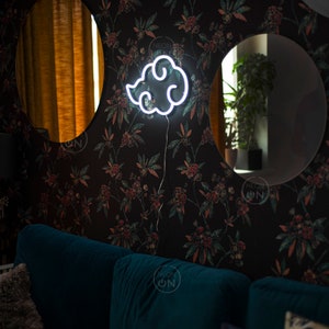 Akatsuki Anime Cloud Neon Sign Wall Sign Decor, Neon Anime Sign, Wall ...