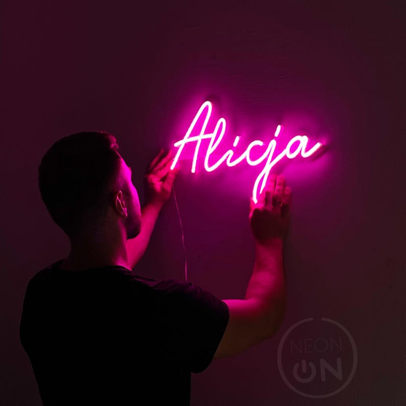 Custom Name Neon Sign: Personalized Kids Room Decor - Etsy