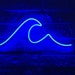 Wave Neon Sign Sea Neon Sign Led Ocean Art Light Sign Led Logo - Etsy